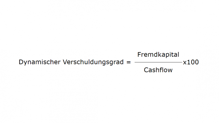 Dynamischer Verschuldungsgrad: Richtwert, Berechnung & Definition